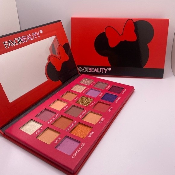Makeup | Minnie Mouse Red Eyeshadow Palette 18 Colors | Poshmark